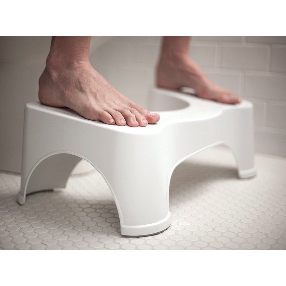 White Squatty Potty Bathroom Step Stool, Furniture & Home Living ...
