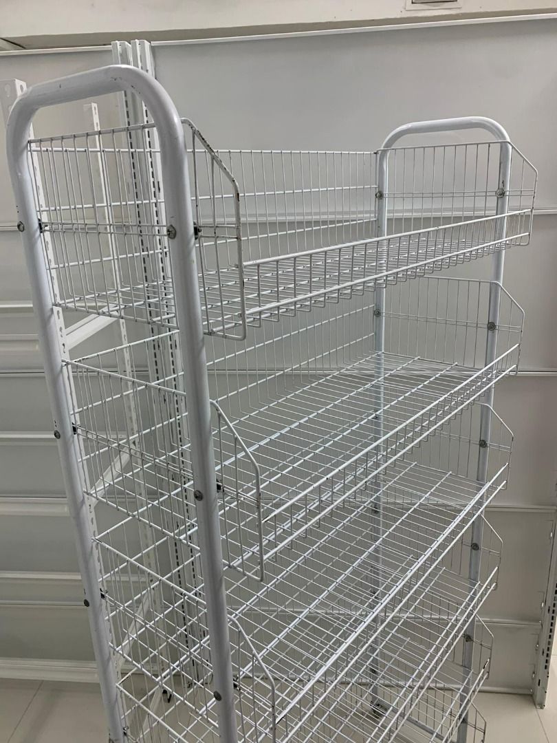 Wire Racks With Wheels, Furniture & Home Living, Furniture, Shelves ...
