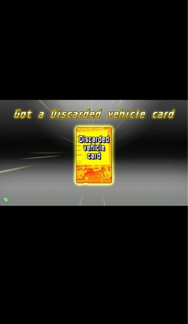 Wmmt / wangan discarded vehicle card, Video Gaming, Gaming Accessories ...