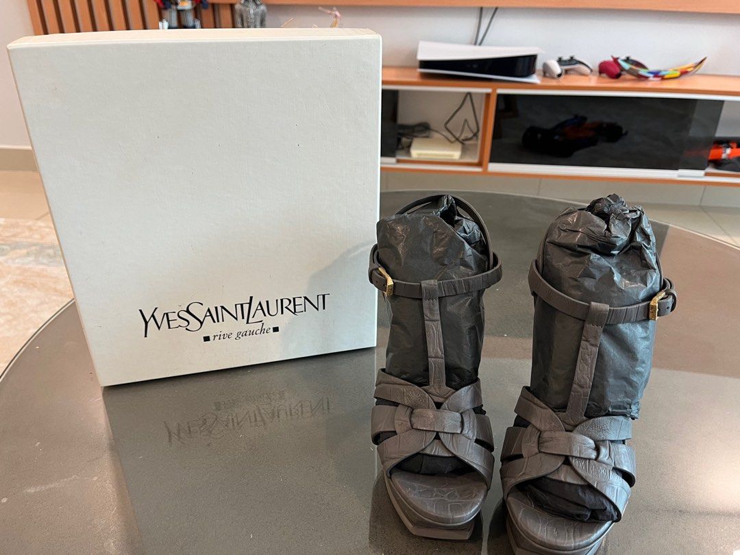 Yes Saint Laurent (YSL) Heels, Luxury, Sneakers & Footwear on Carousell
