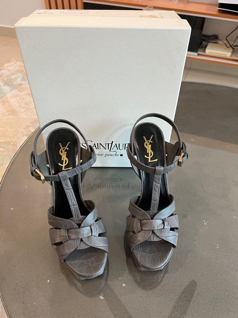 Yes Saint Laurent (YSL) Heels, Luxury, Sneakers & Footwear on Carousell