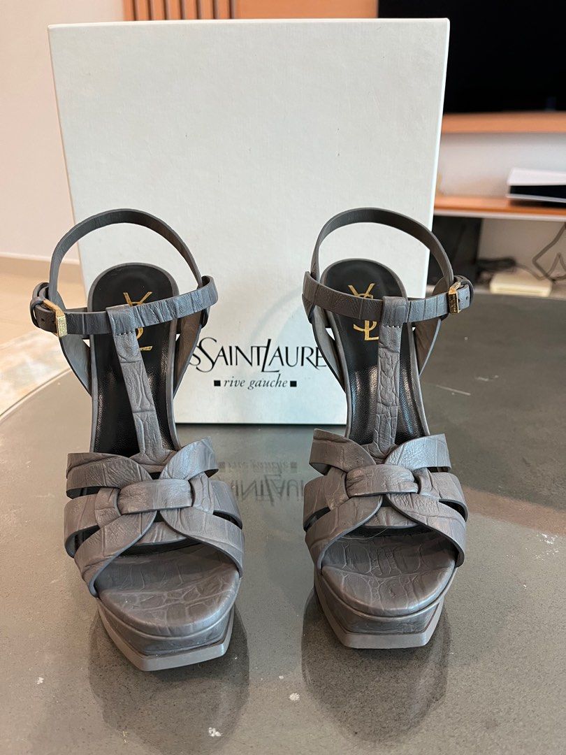 Yes Saint Laurent (YSL) Heels, Luxury, Sneakers & Footwear on Carousell