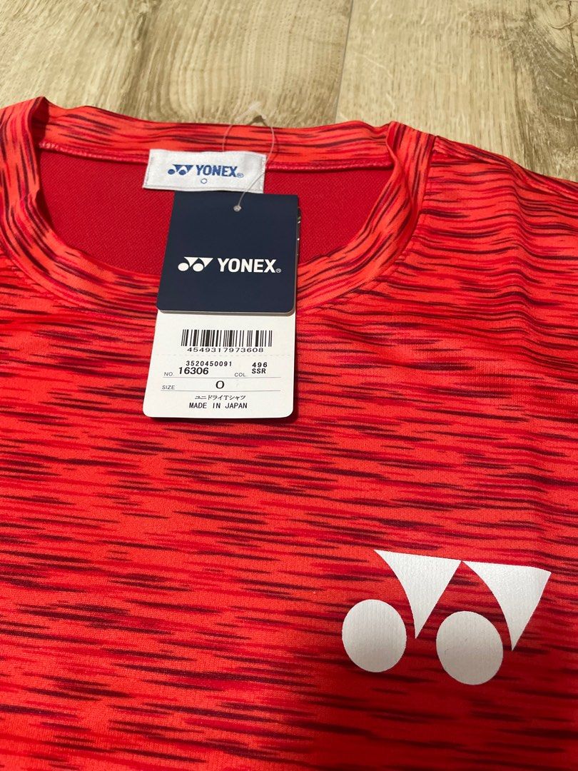 Yonex Japan national team t shirt, Sports Equipment, Sports & Games, Racket & Ball Sports on ...