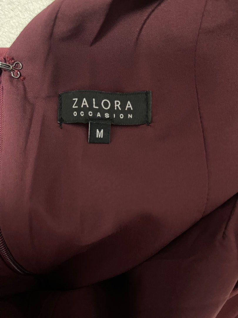 Zalora Maroon Toga Jumpsuit, Women's Fashion, Dresses & Sets, Jumpsuits ...