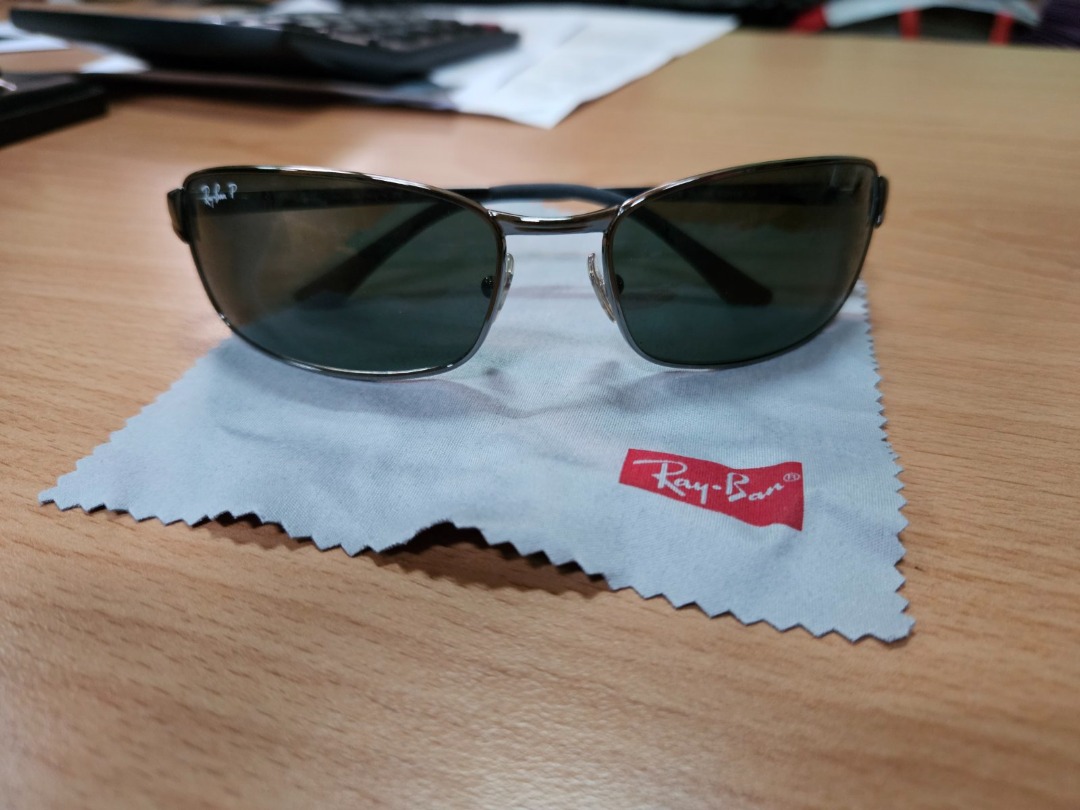100% Authentic Ray Ban Sunglasses RB3269, Men's Fashion, Watches ...