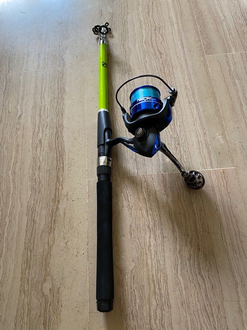 10 inches rod with reel, Sports Equipment, Fishing on Carousell