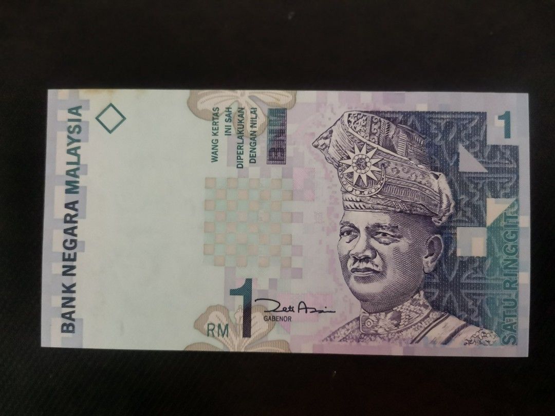 11th Series Malaysia RM1 Sign Zeti Almost Solid Banknote, Hobbies ...