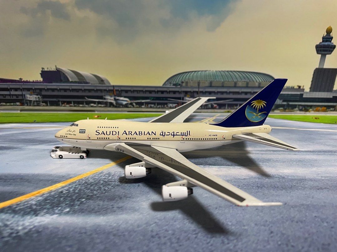 1/400 Saudia B747-SP, Hobbies & Toys, Toys & Games on Carousell