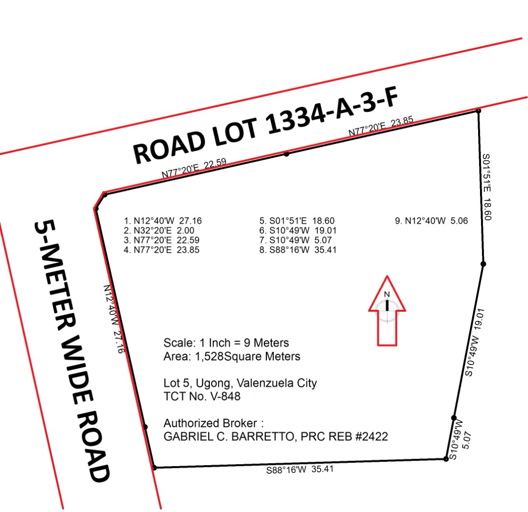 1,528 sqm Corner Lot Que Balag near corner Que Grande, Ugong ...