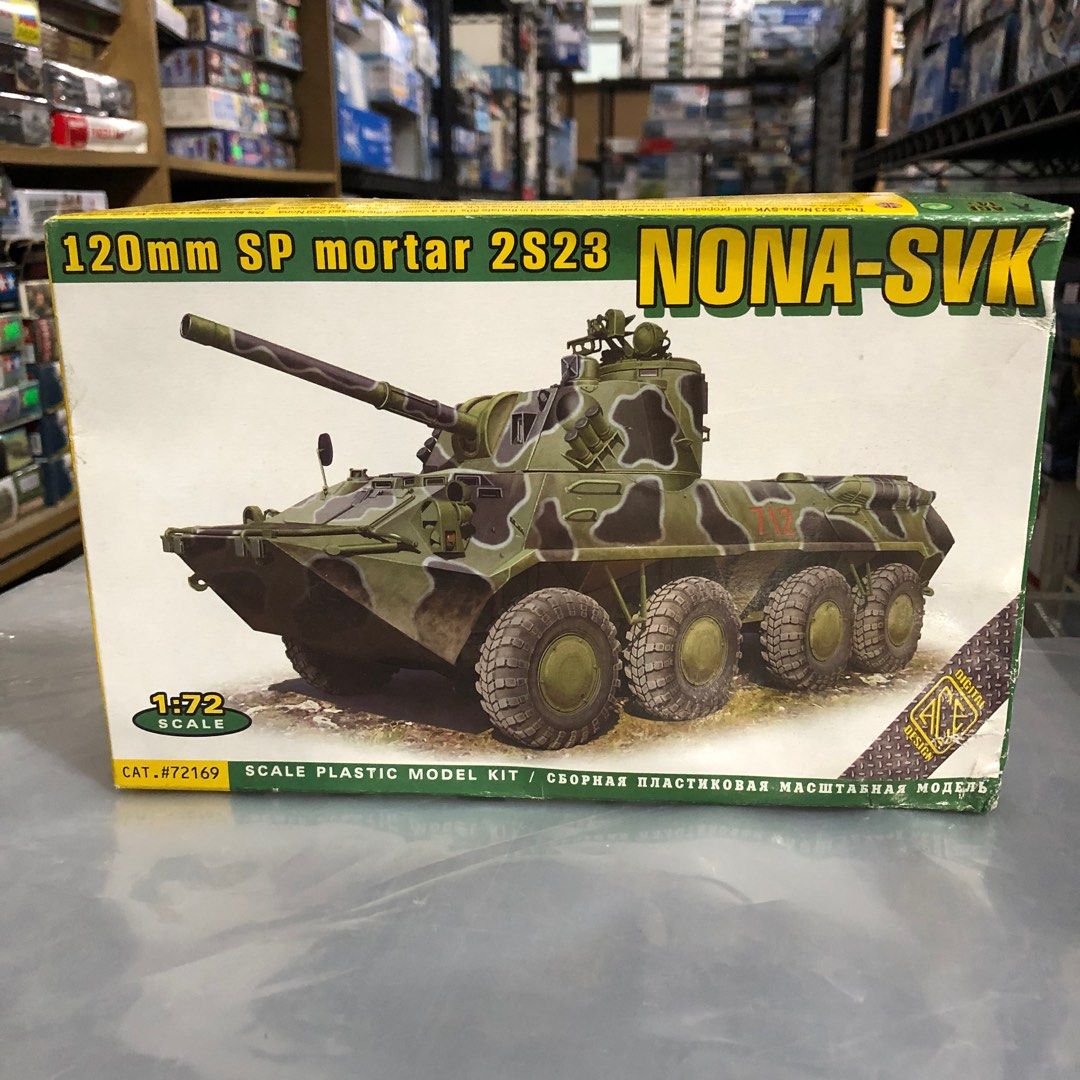 1/72 Nona SVK 120mm SP Mortar 2S23 Model Kit, Hobbies & Toys, Toys ...