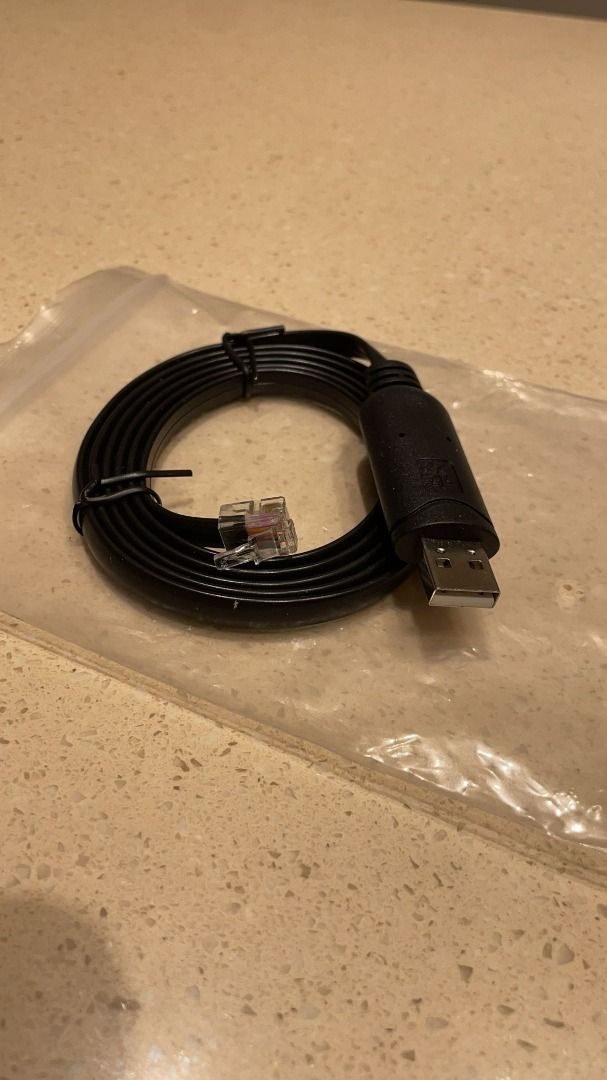 1826) USB TO RJ12 6P6C RS232 FTDI SERIAL CONVERTER APC PDU CABLE FOR ...