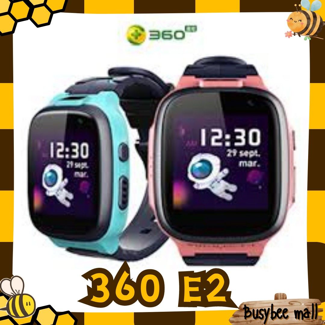 360 E2 kid smart watch 兒童智能錶, 手提電話, 智能穿戴裝置及智能手錶 - Carousell