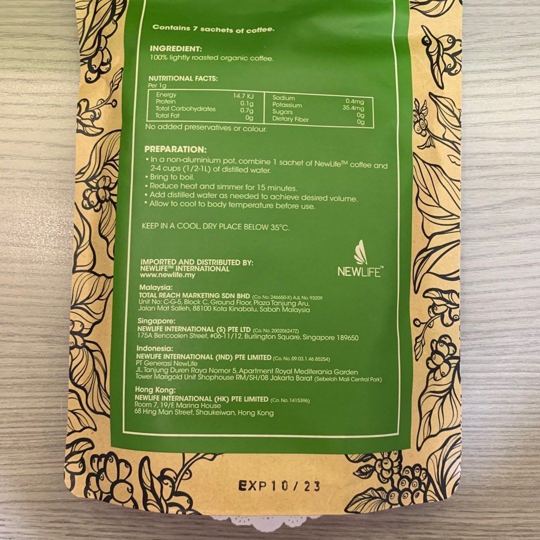 41% OFF BN Newlife Coffee Lightly Roasted (250g), Everything Else on ...