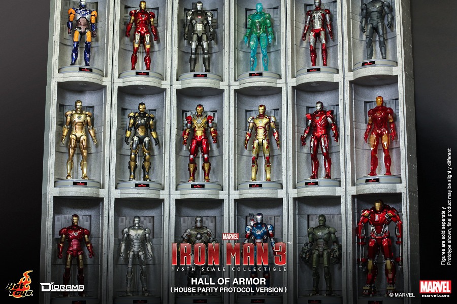 全新 Hottoys DS002 Hall of Armor House Party Protocol Version 家庭狂歡派對協定版本 格納庫, 興趣及遊戲, 玩具 & 遊戲類 ...