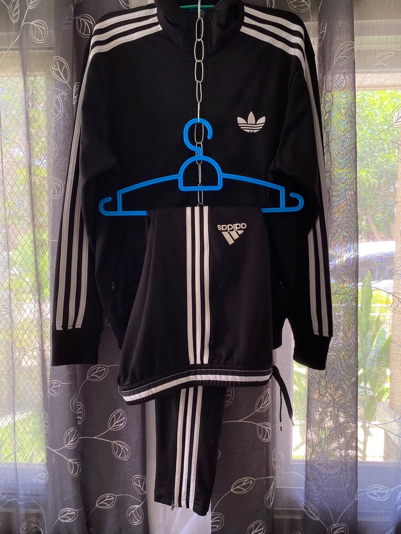 Adidas Track Jacket Terno, Men's Fashion, Coats, Jackets and Outerwear ...