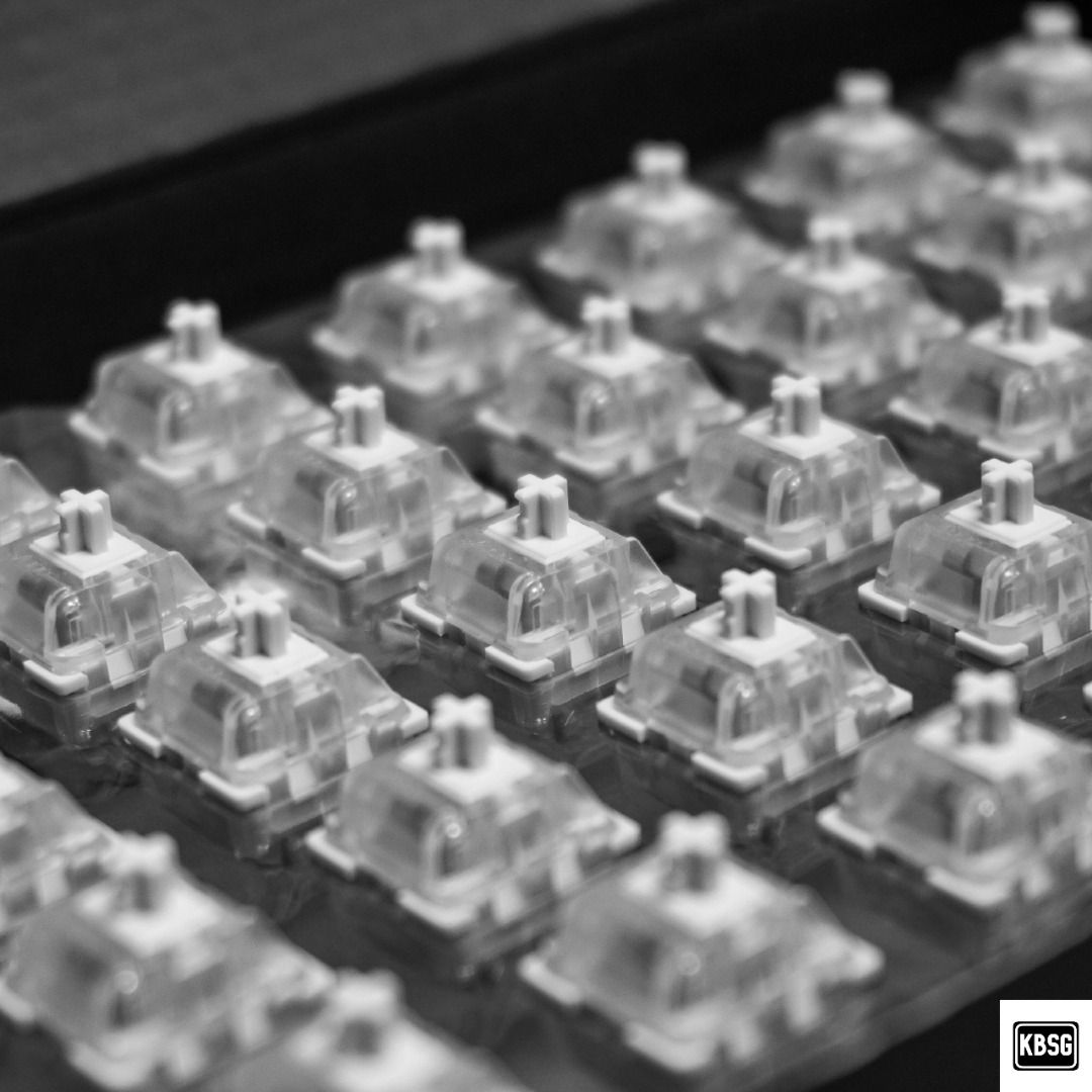 AKKO Vintage White Keyboard switch for mechanical keyboard (Lubed ...