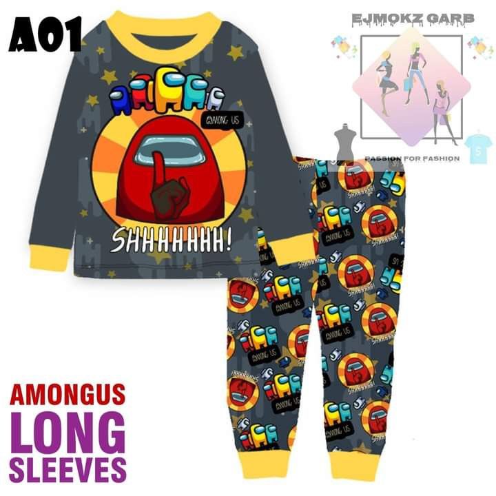 Among Us - Kids PJ, Babies & Kids, Babies & Kids Fashion on Carousell