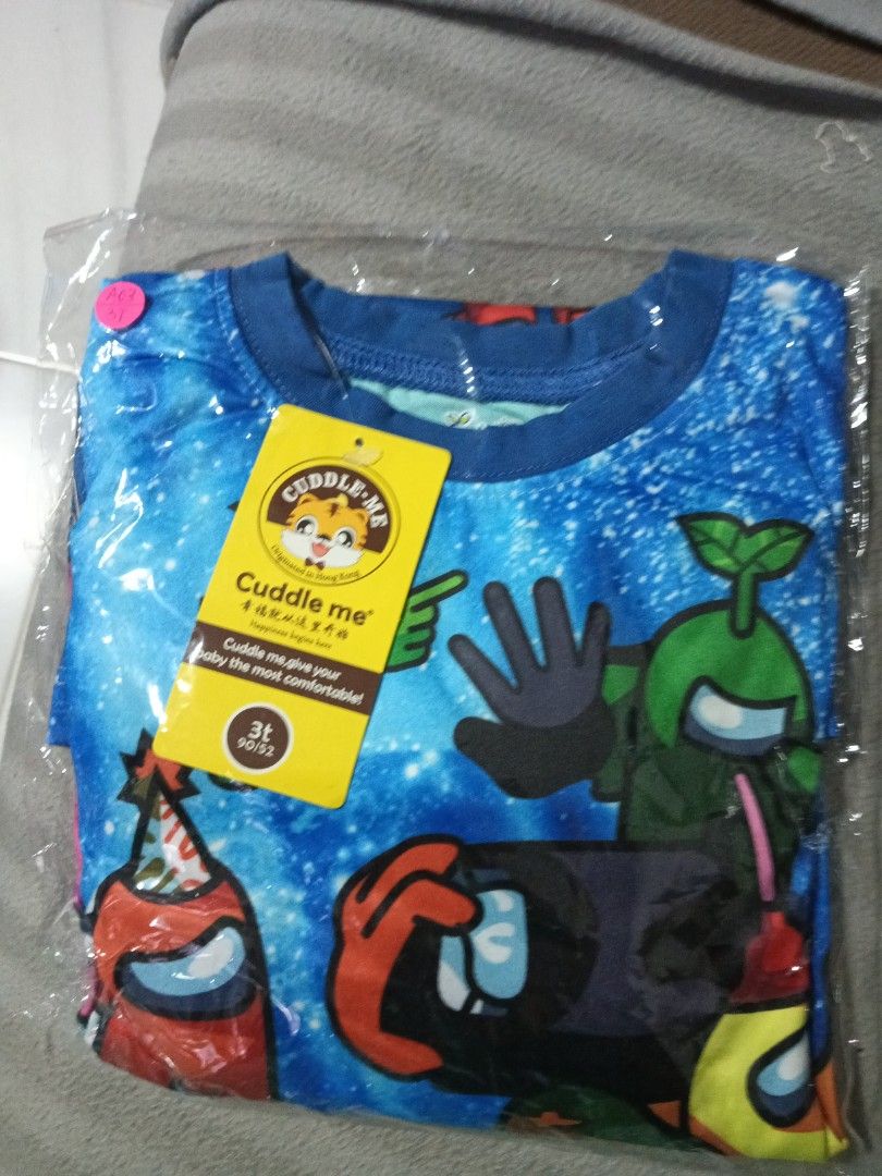Among Us Kids pyjamas, Babies & Kids, Babies & Kids Fashion on Carousell