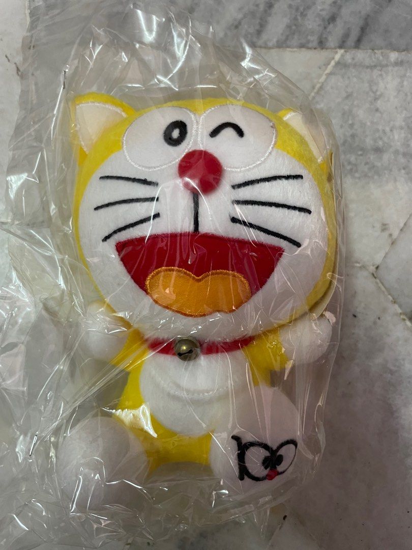 Anime Yellow Doraemon, Hobbies & Toys, Toys & Games on Carousell