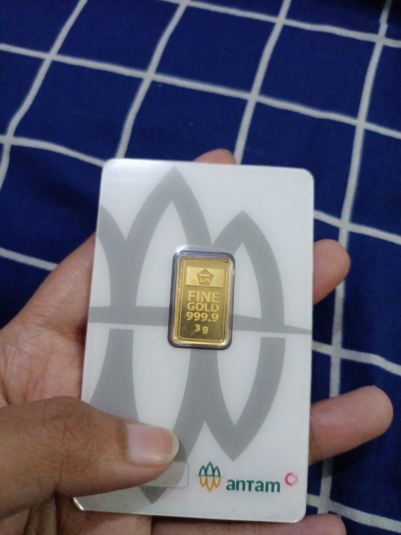 Antam 3gr 2021, Fesyen Wanita, Perhiasan di Carousell