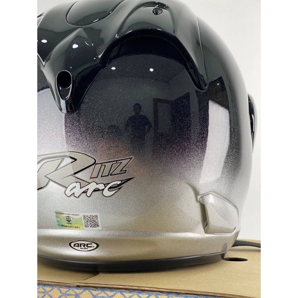 Arc ritz two tone black silver, Motorcycles, Motorcycle Apparel on ...