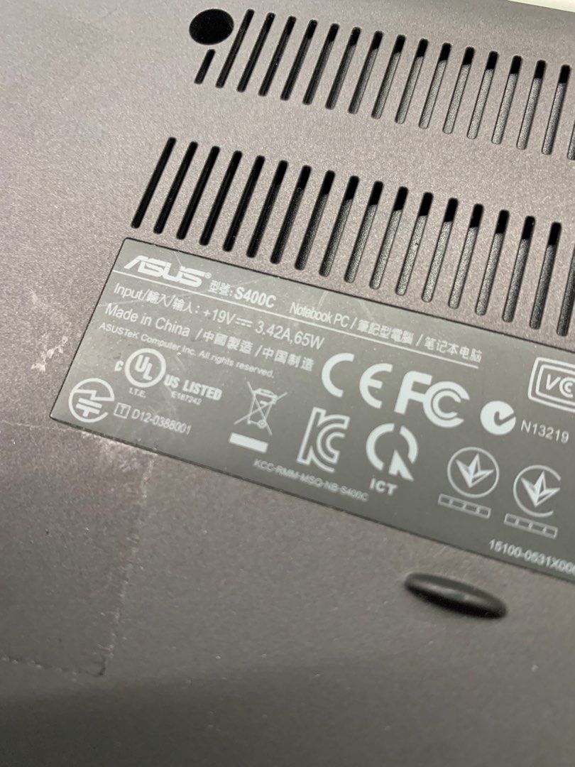 Asus VivoBook S400C Touchscreen laptop ( for basic work ), Computers ...