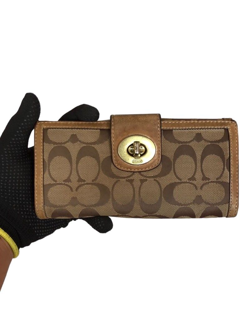 Authentic Coach Long Wallet, Women's Fashion, Bags & Wallets, Wallets ...