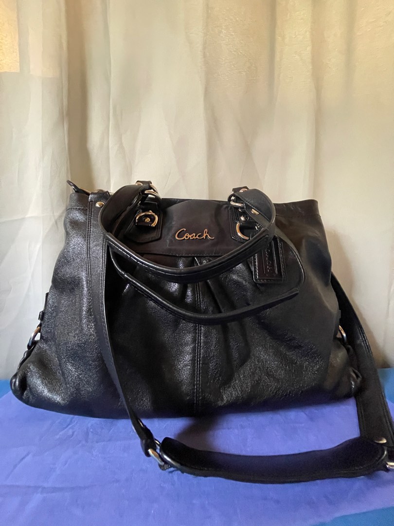 Authentic vintage coach two way bag, Luxury, Bags & Wallets on Carousell