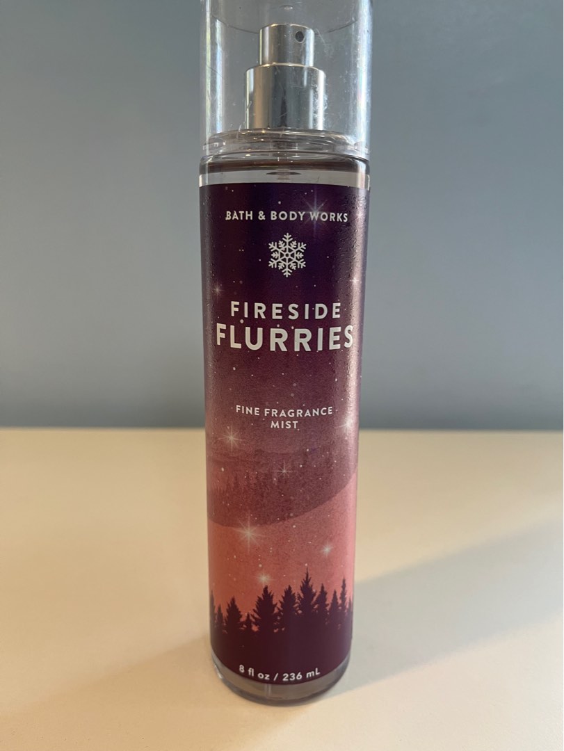 Bath & Body Works - Fireside Flurries Fragrance Mist, Beauty & Personal ...