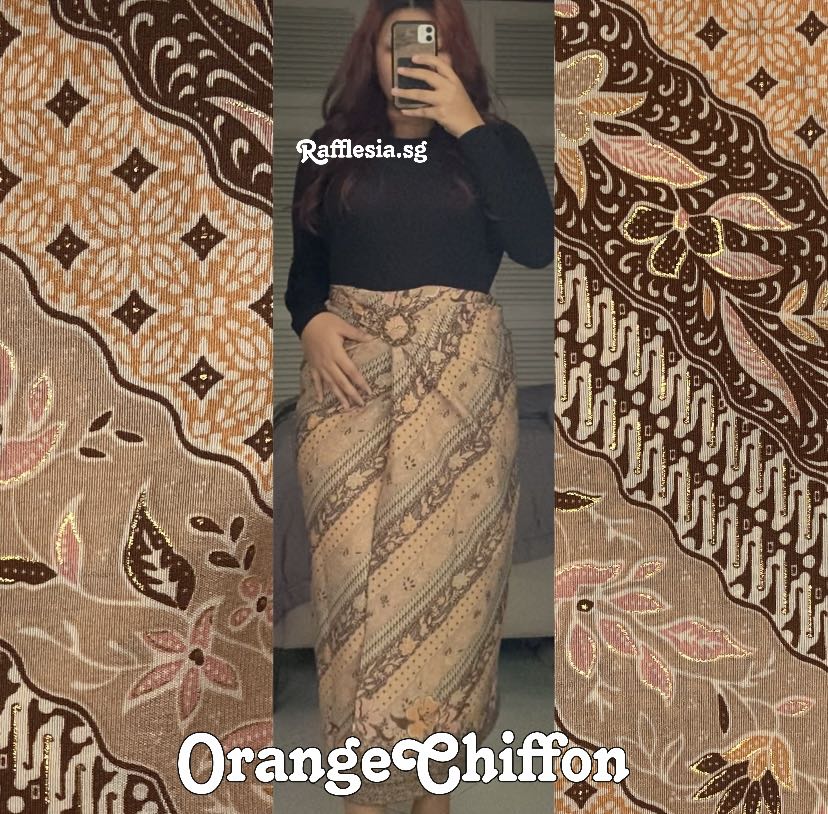 Batik Wrap Skirt for Raya, Women's Fashion, Bottoms, Skirts on Carousell
