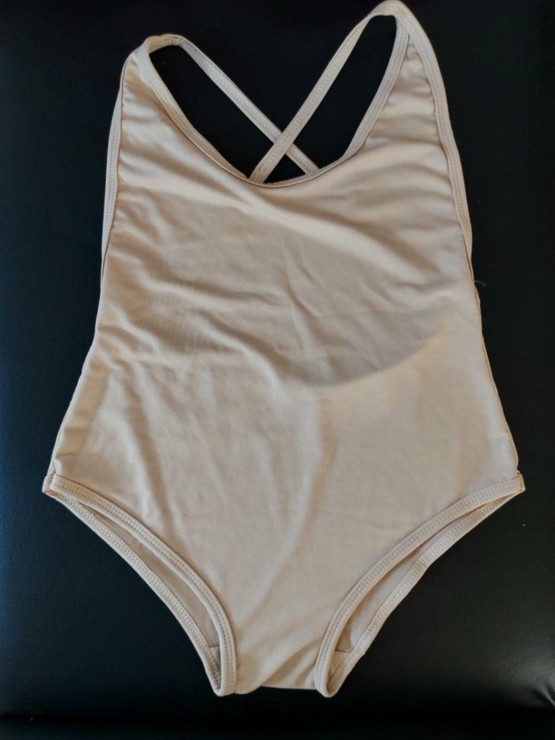 Beige One piece Swimsuit, Women's Fashion, Swimwear, Bikinis ...