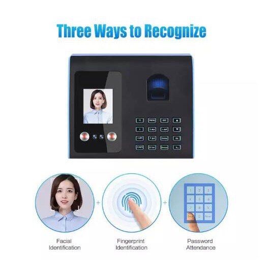 Biometric Facial Time Attendance Machine Face and Fingerprint ...