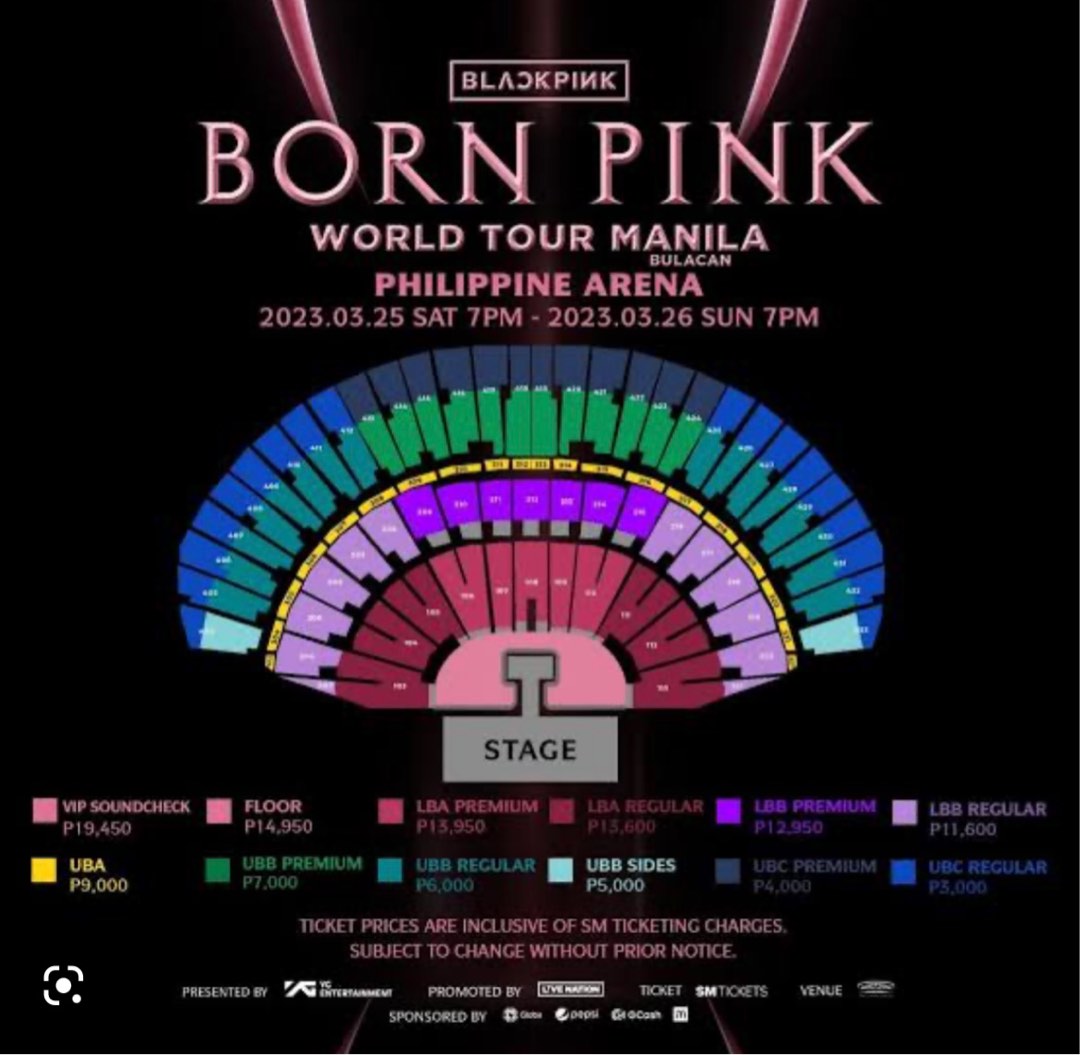 Blackpink Born Pink (UBC Regular) Day 2 Concert Ticket, Tickets ...
