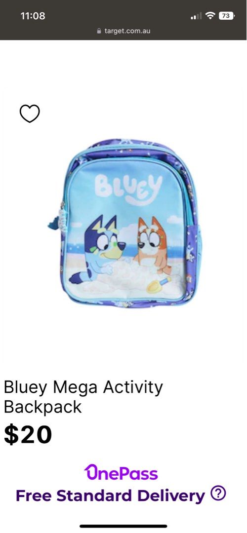 Bluey activity backpack, Babies & Kids, Infant Playtime on Carousell