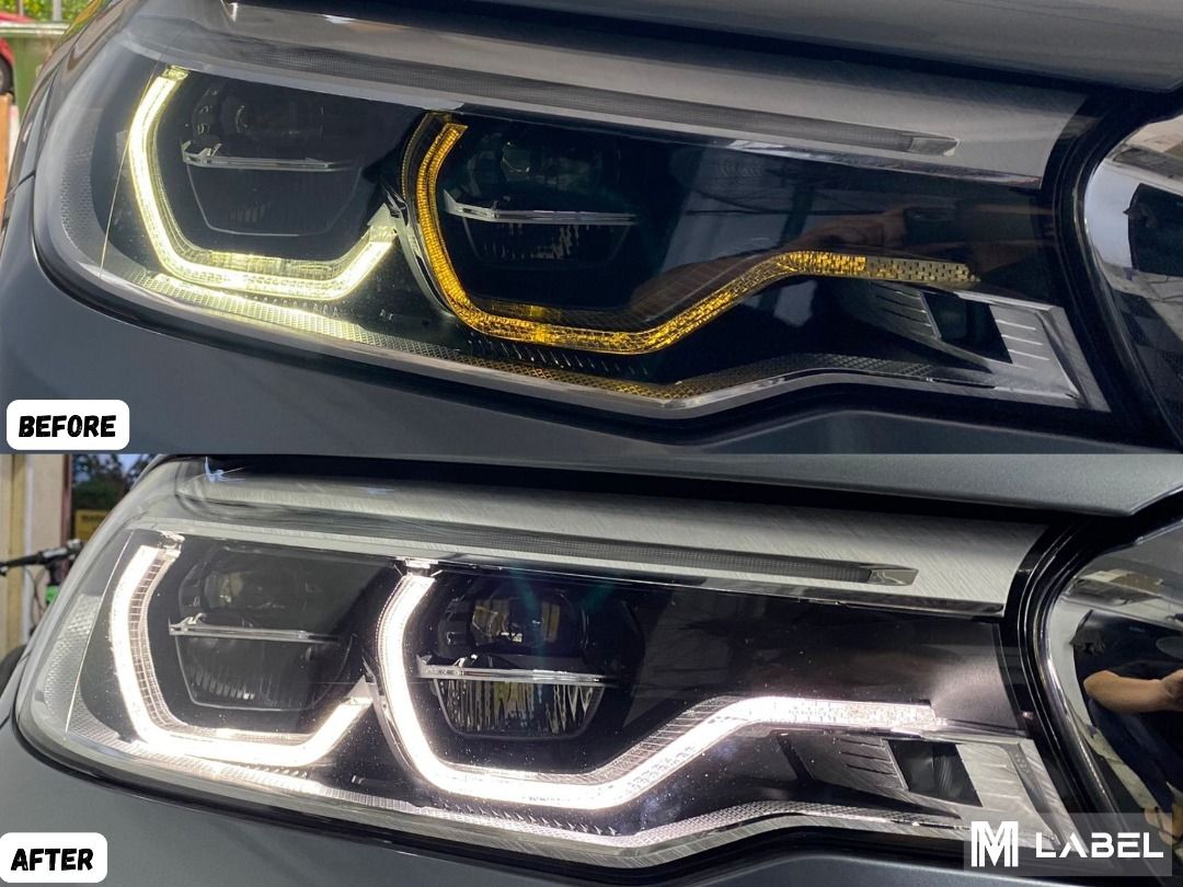 BMW G30 - Headlight DRL LED Replacement, Car Accessories, Car Workshops ...