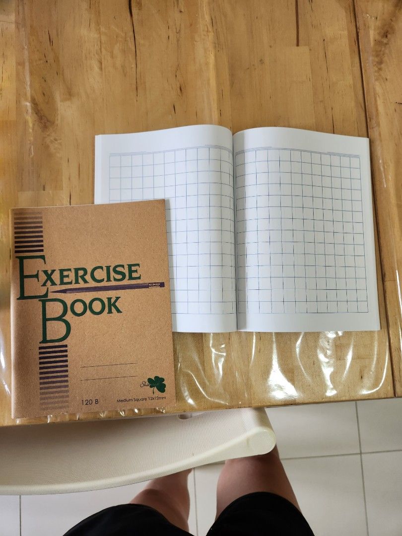BN Square exercise book, Hobbies & Toys, Books & Magazines, Textbooks ...