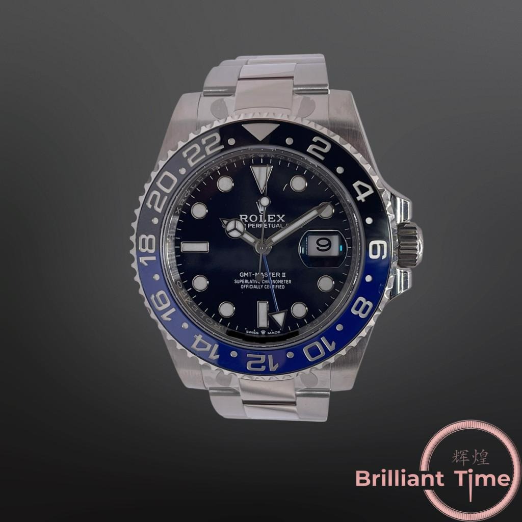 *BNIB* Full Factory Sticker Rolex Oyster GMT MASTER II ''126710BLNR ...