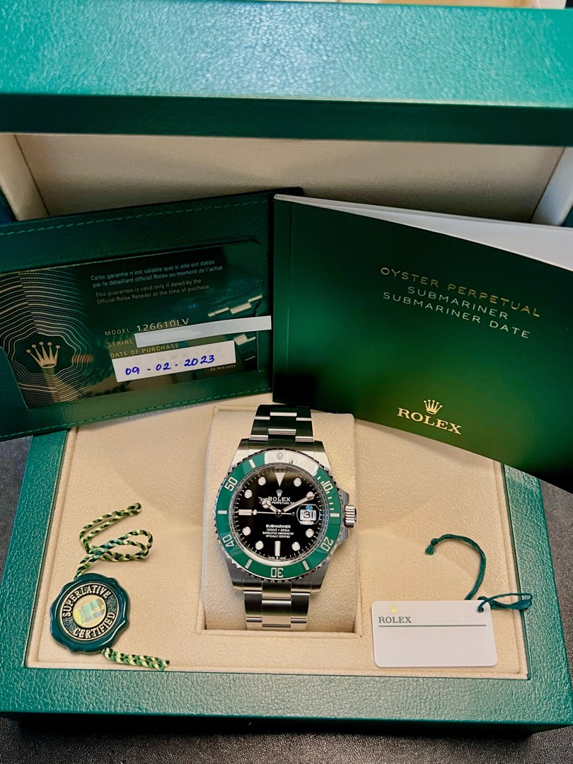 BNIB Rolex Starbucks Submariner 126610LV, Luxury, Watches on Carousell