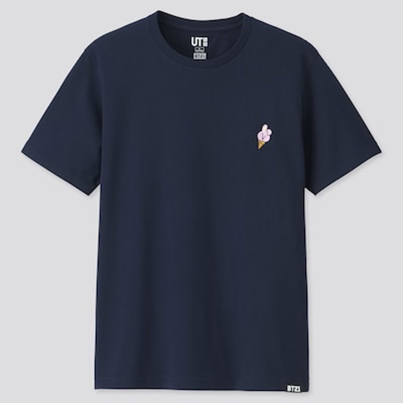 BT21 x Uniqlo Kooky, Men's Fashion, Tops & Sets, Tshirts & Polo Shirts ...