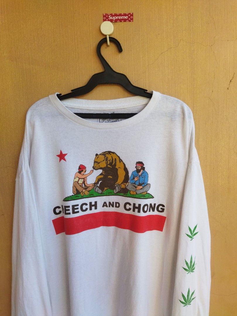 Cheech and Chong stoner movie long sleeve shirt on Carousell