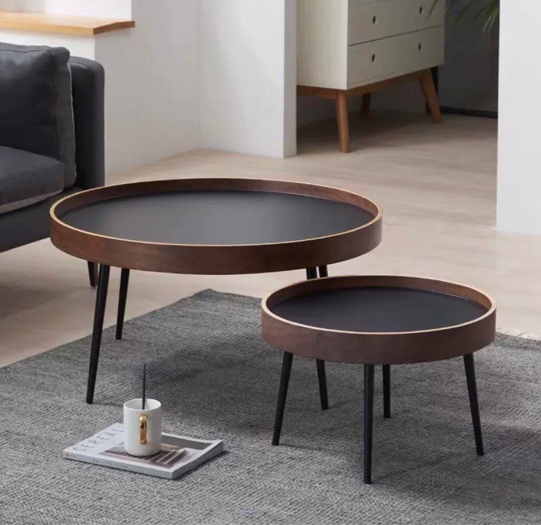 CHELĆ Round Coffee Table, Furniture & Home Living, Furniture, Tables ...