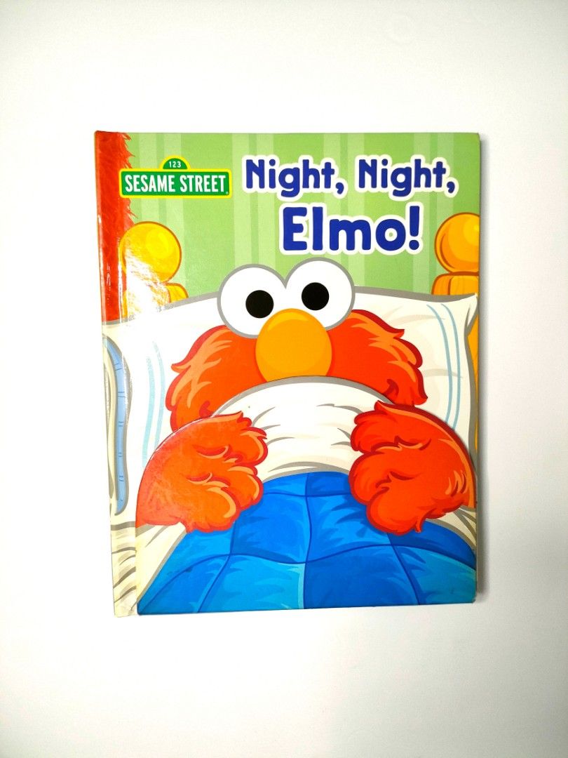 Children book Night Night Elmo Sesame street #sesamestreet, Buku & Alat ...