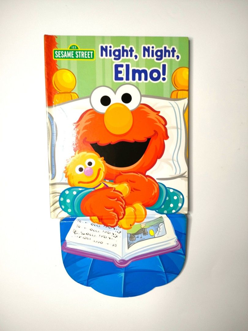 Children book Night Night Elmo Sesame street #sesamestreet, Buku & Alat ...