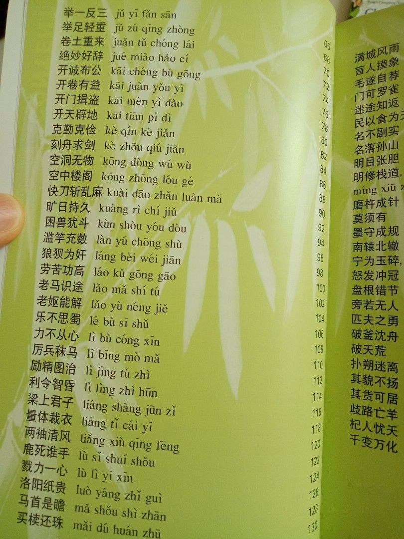 chinese-idioms-with-english-translations-hobbies-toys-books