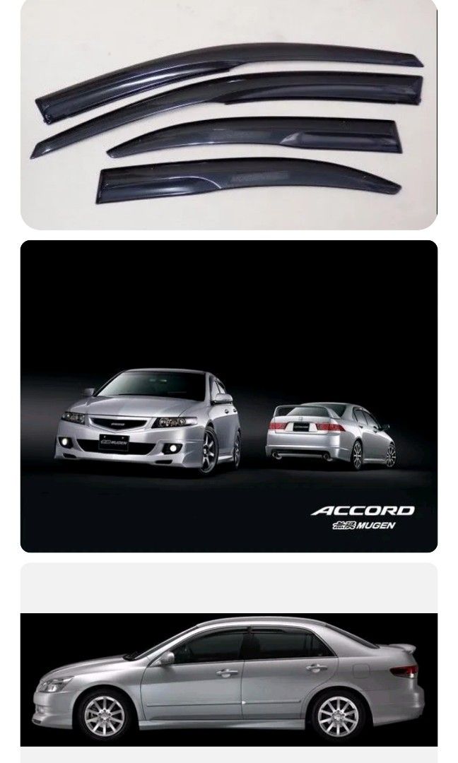 CL7 mugen window visor, Car Accessories, Accessories on Carousell
