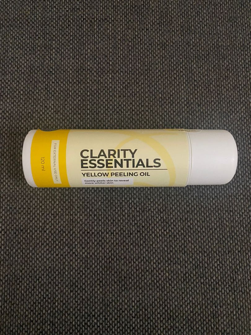 Clarity Essentials Yellow Peeling oil, Beauty & Personal Care, Bath ...