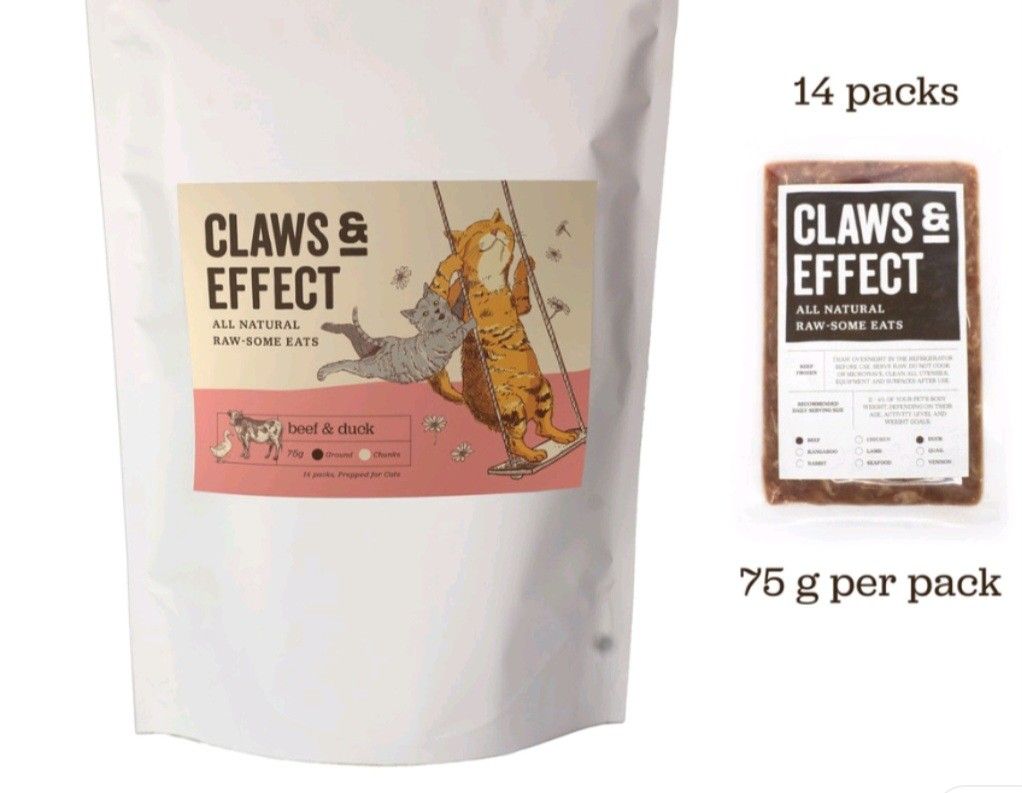 Claws & Effect Raw Food, Pet Supplies, Pet Food on Carousell
