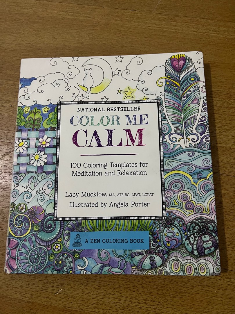 Color me calm - coloring book on Carousell