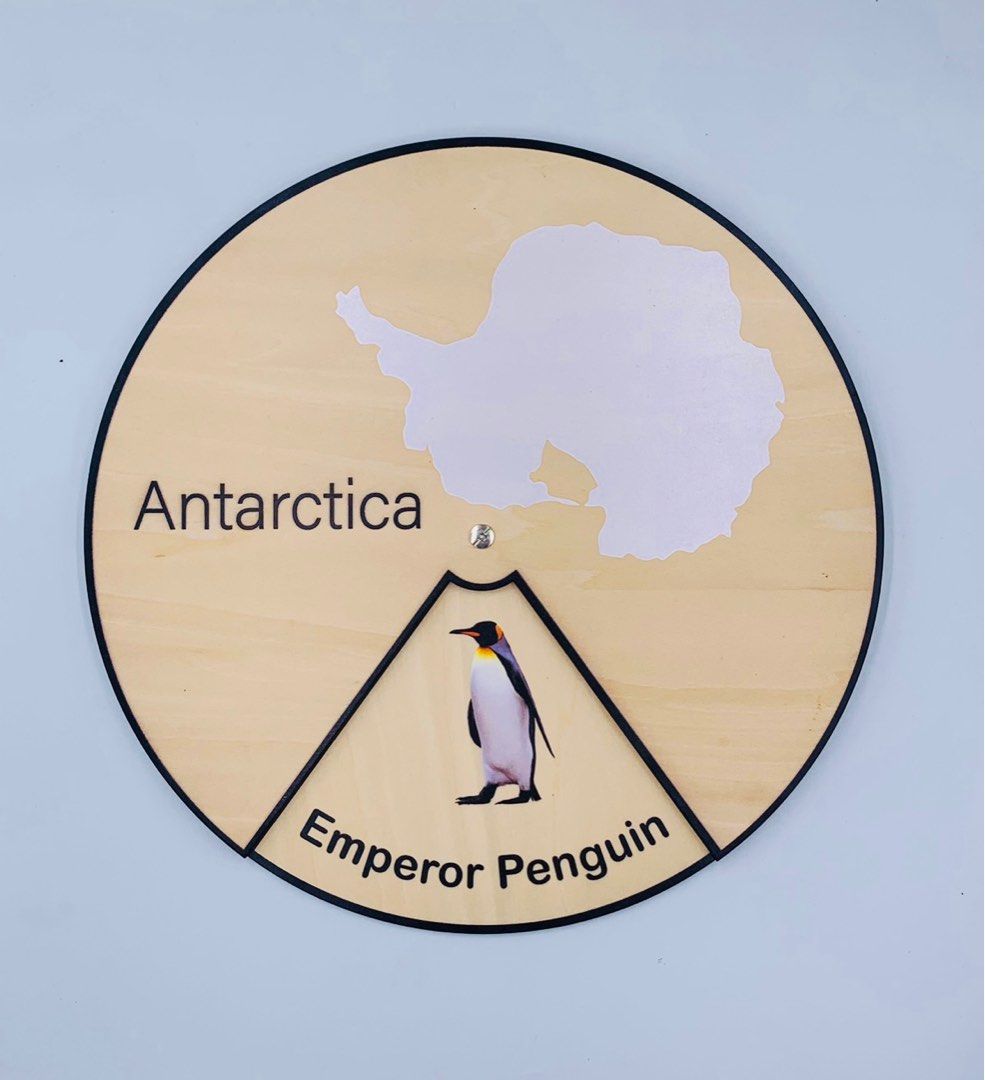 Continents animals spinner, Hobbies & Toys, Toys & Games on Carousell