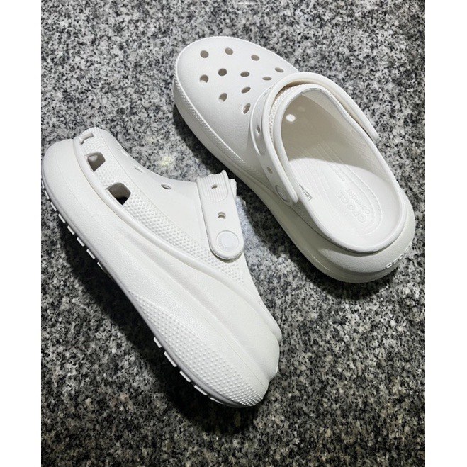 Crocs Classic Crush Clog Wedge, Women's Fashion, Footwear, Wedges on ...